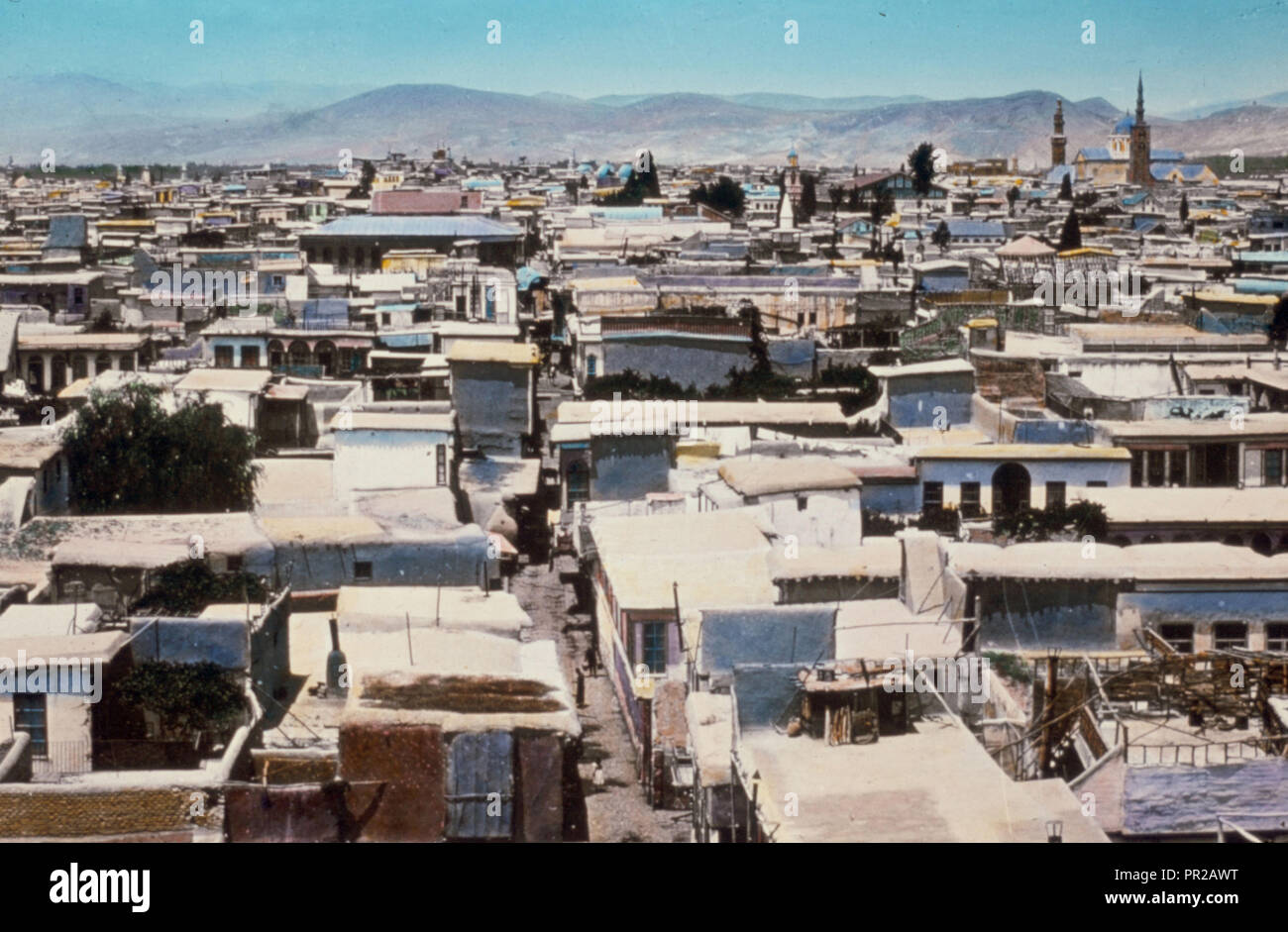 Damascus, Palmyra and Baalbek. Damascus from Bab Sherki. 1950, Syria ...