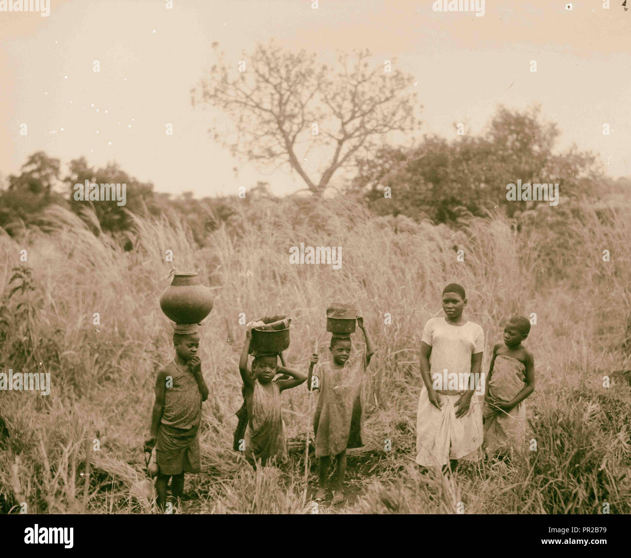 Uganda. From Hoima to Fort Portal. Natives near Hoima. 1936, Uganda ...
