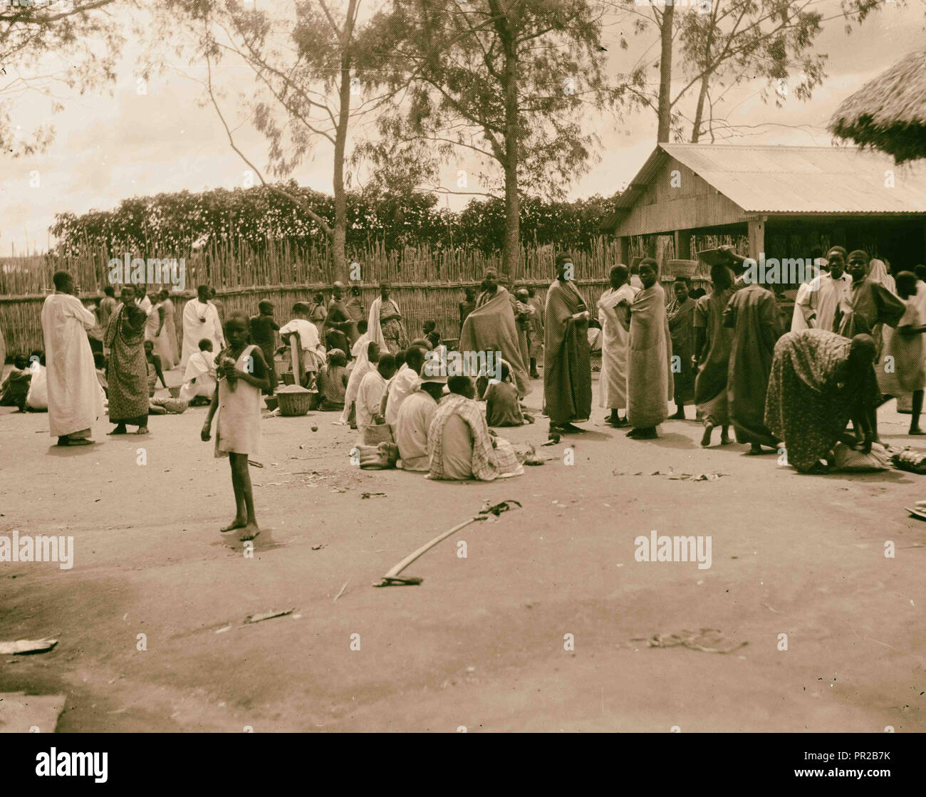 Uganda. From Hoima to Fort Portal. In the native market. 1936, Uganda ...