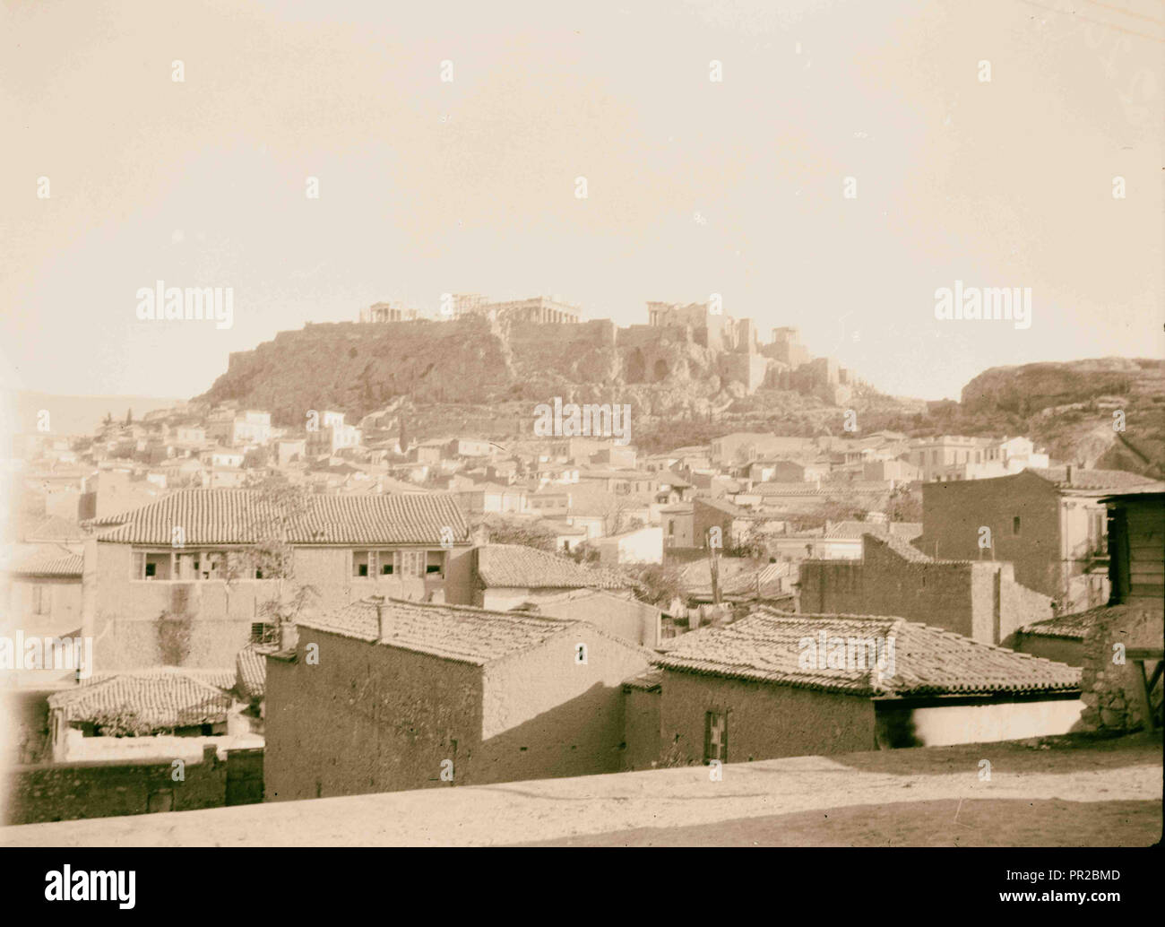 Athens. The Acropolis. 1900, Greece, Athens Stock Photo - Alamy