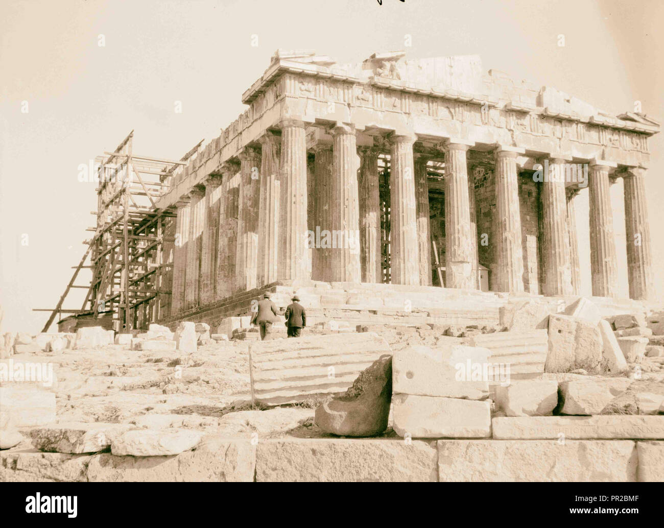 Athens. The Parthenon. 1900, Greece, Athens Stock Photo - Alamy
