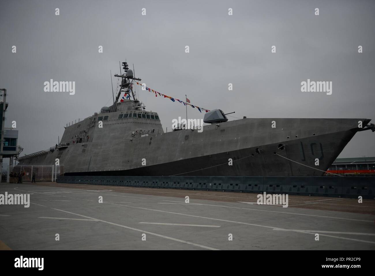 SAN DIEGO (July 22, 2017) USS Gabrielle Giffords (LCS 10) is moored at ...