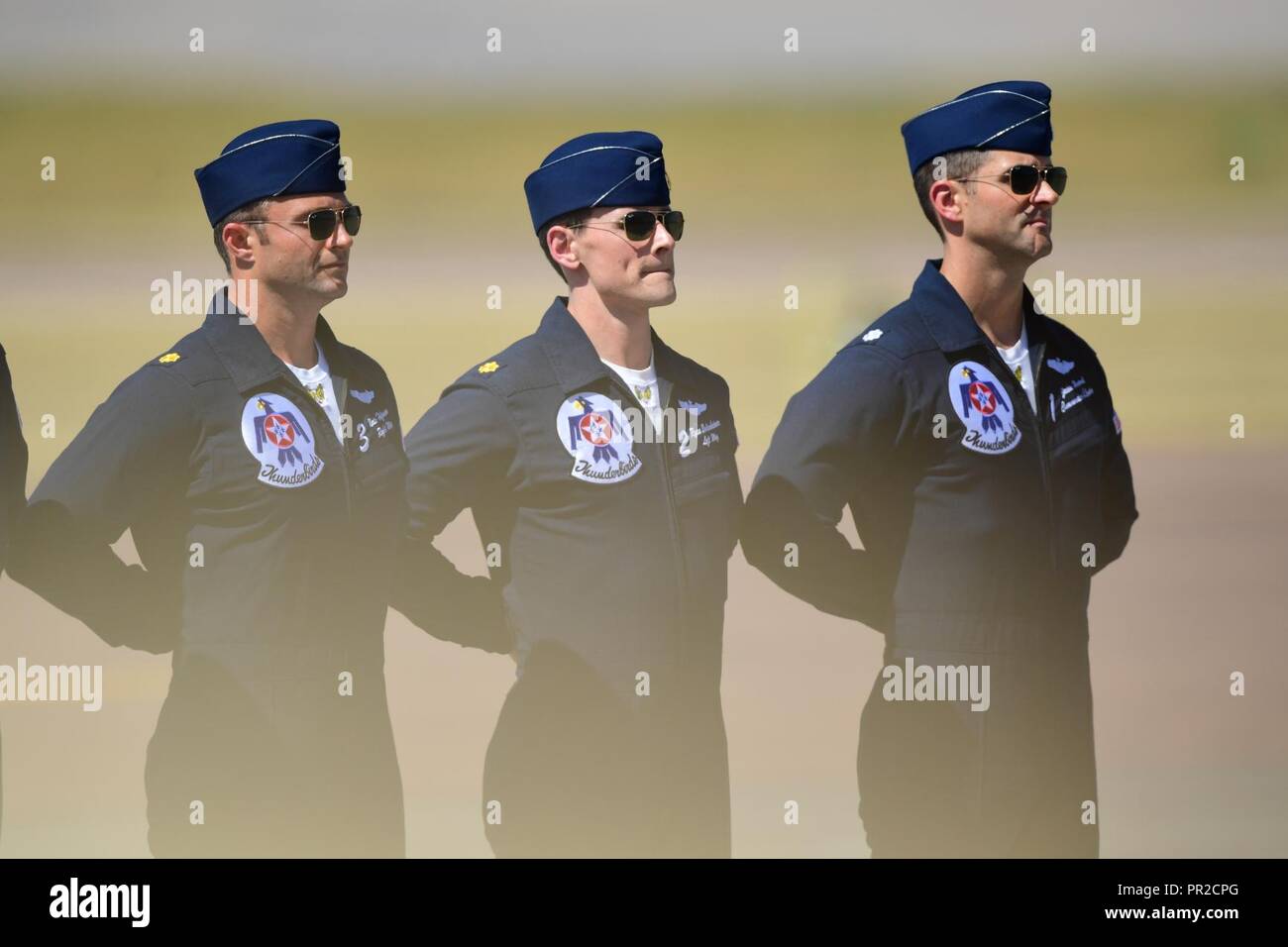 The U.S. Air Force aerial demonstration team known as the Thunderbirds ...