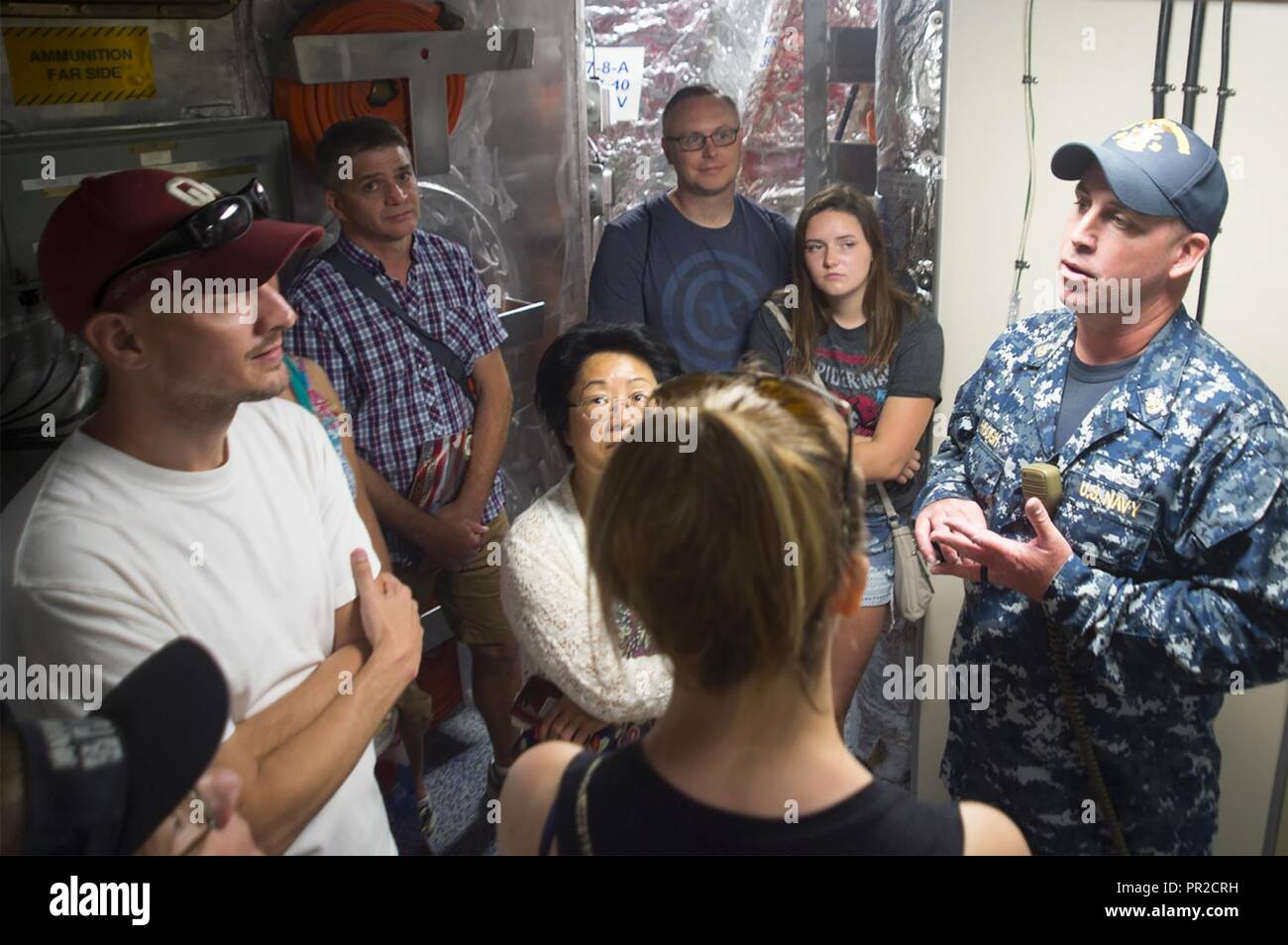 SAN DIEGO (July 22, 2017) Chief Fire Controlman Jamie Hough, assigned ...
