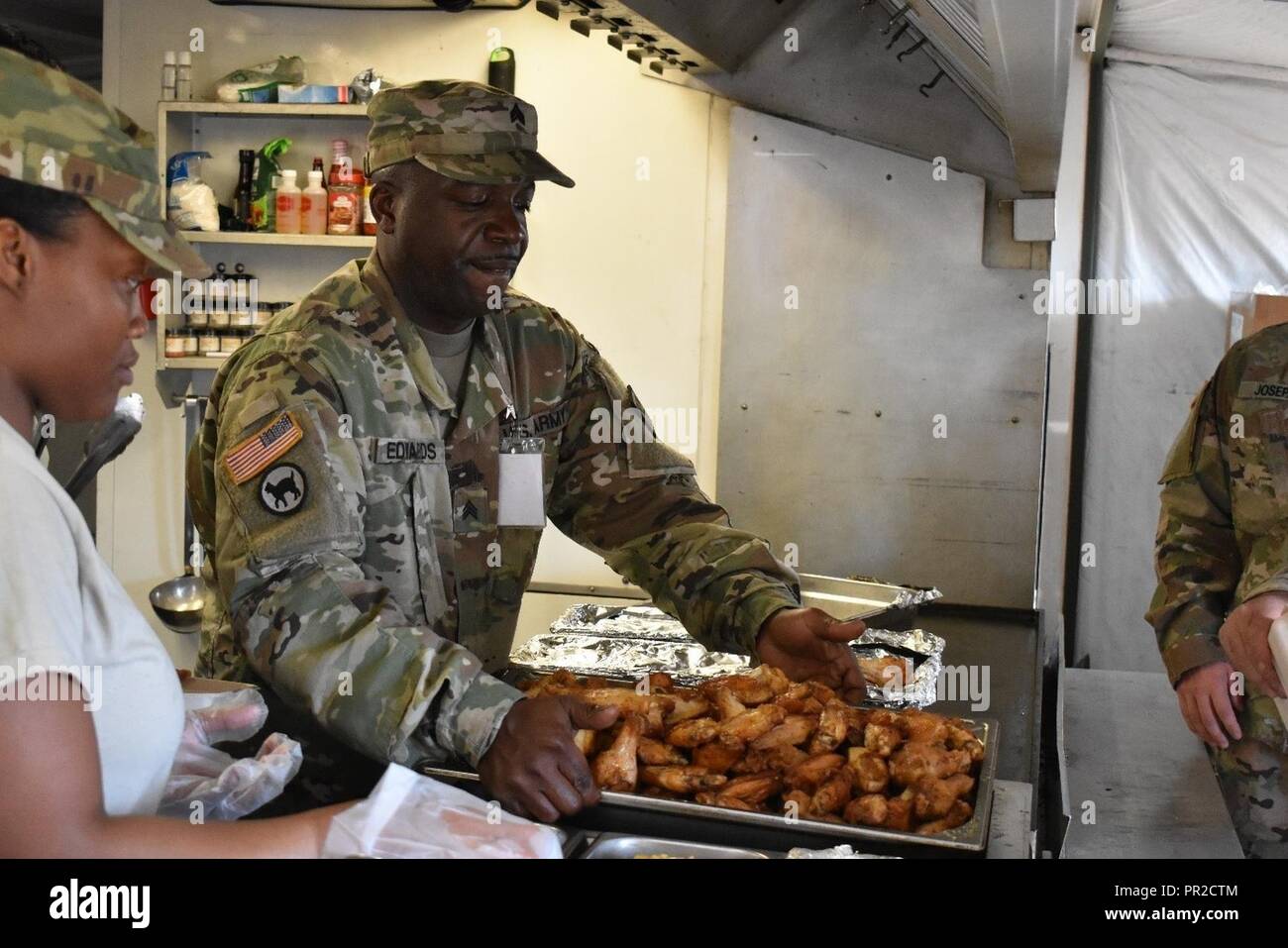 Sgt. David Edwards from the Forward Support Company, 926th Engineer ...