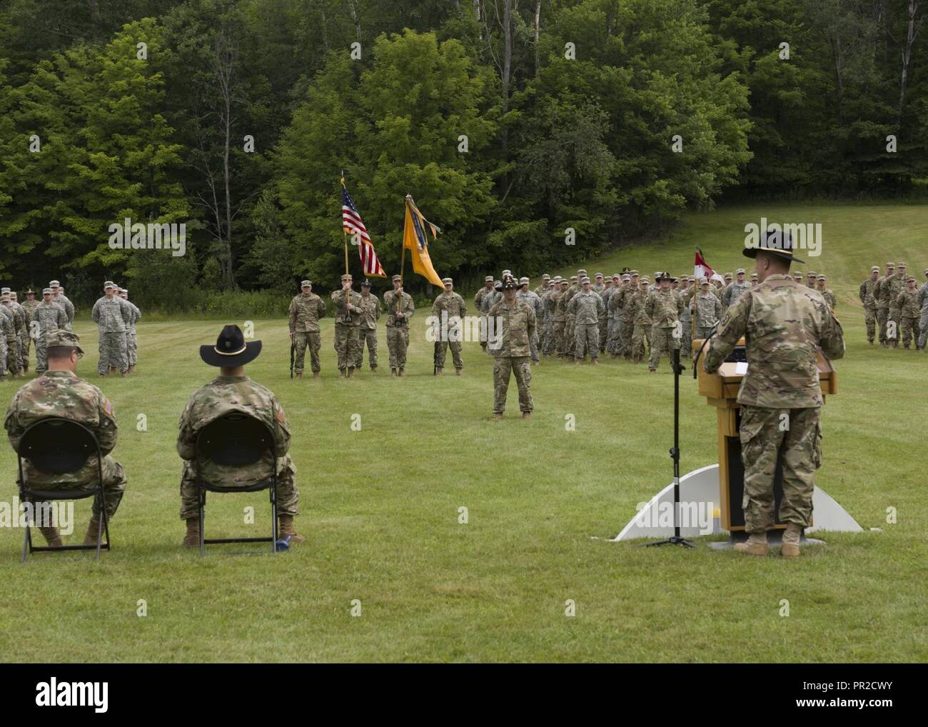 Lt. Col. Kevin Biggie, incoming commander, 1st Squadron, 172nd Cavalry ...