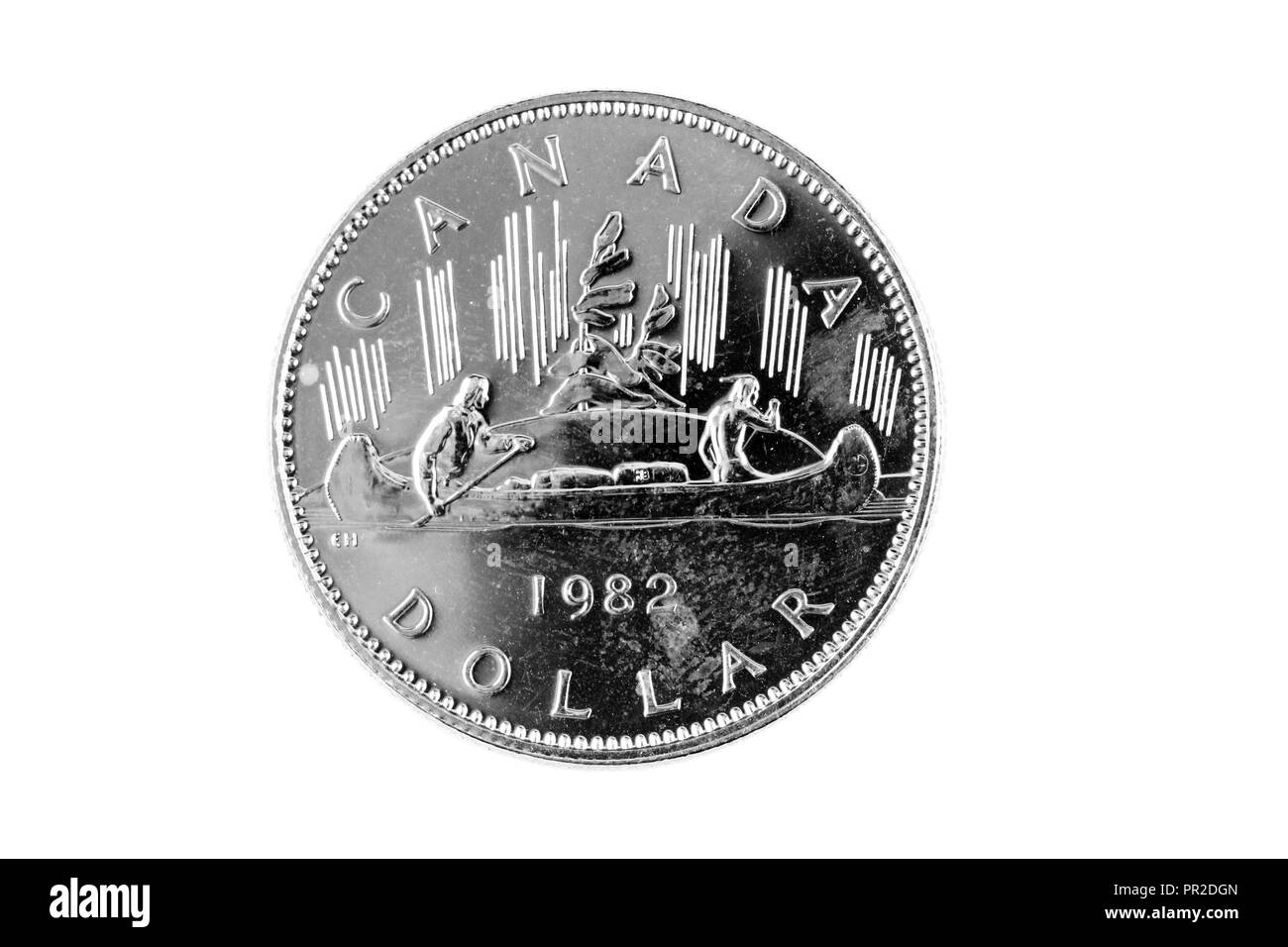 Canada dollar coins Cut Out Stock Images & Pictures - Alamy