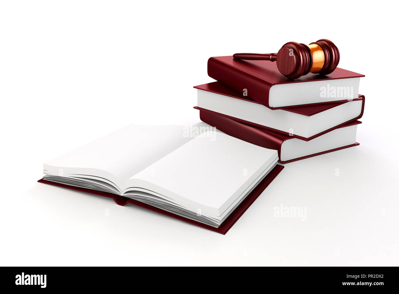 Judge gavel book on Cut Out Stock Images & Pictures - Alamy