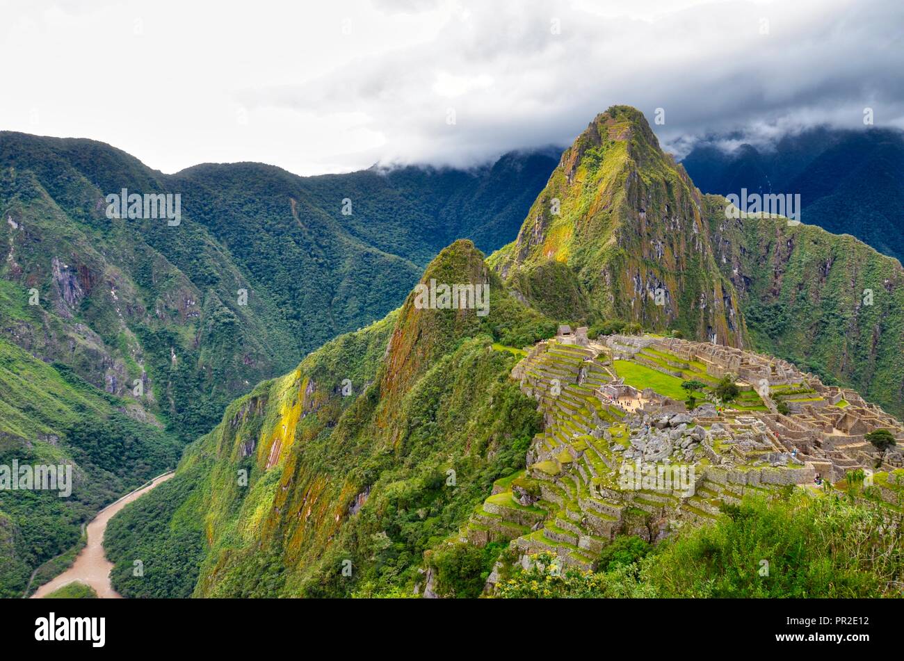 Machu picchu aerial hi-res stock photography and images - Alamy