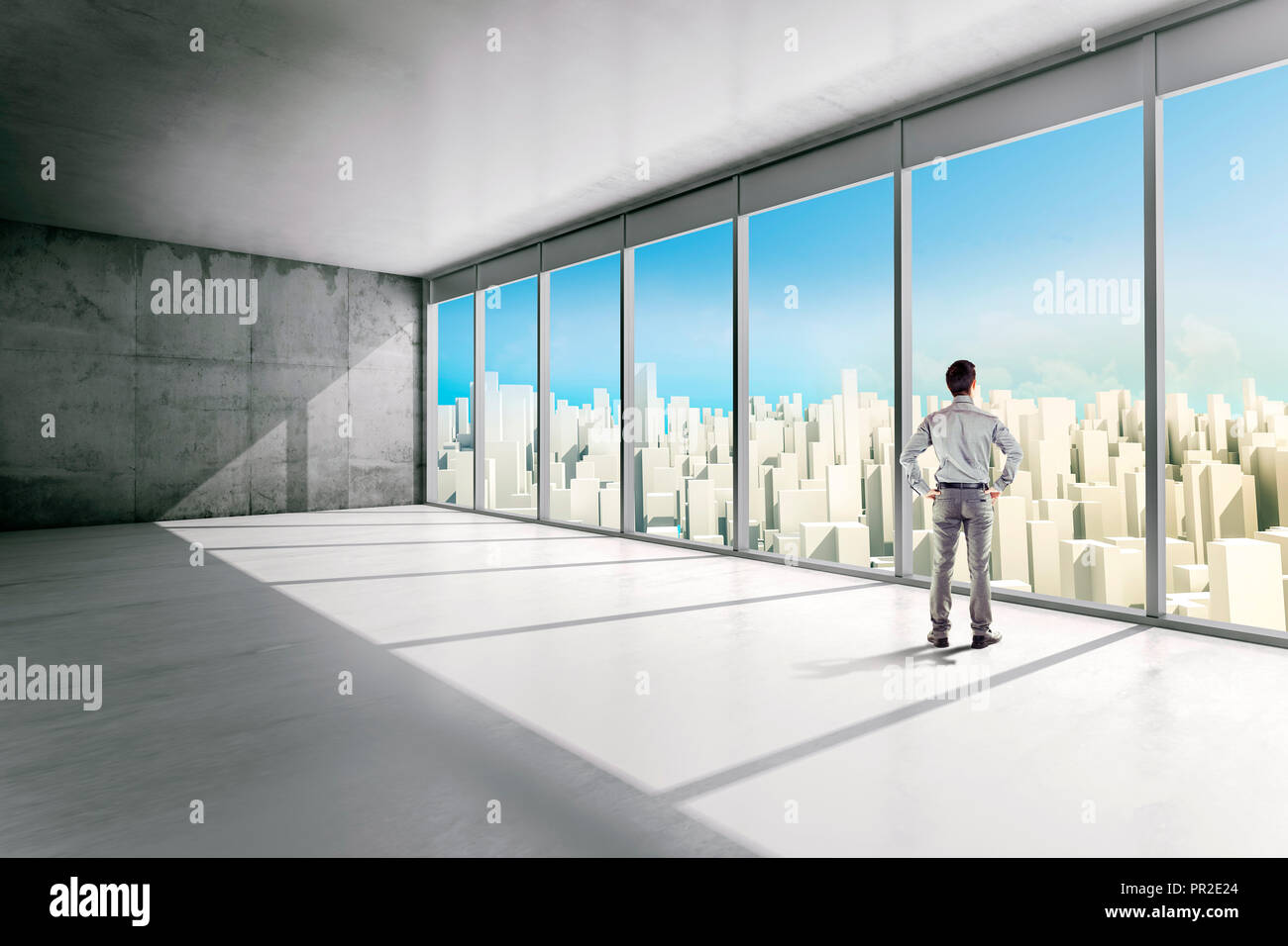 Inside an office building hi-res stock photography and images - Alamy