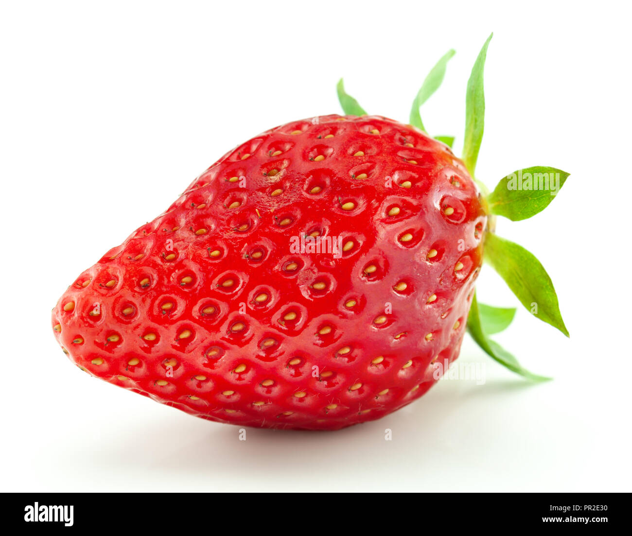 Strawberry isolated on white background Stock Photo - Alamy