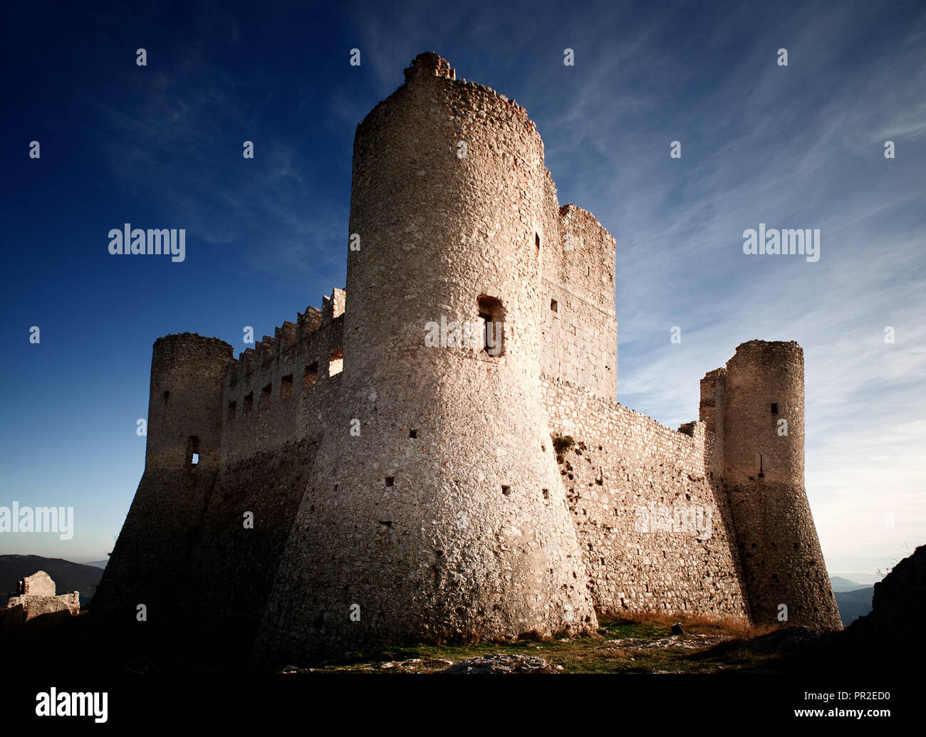 Castle in Italy Stock Photo - Alamy