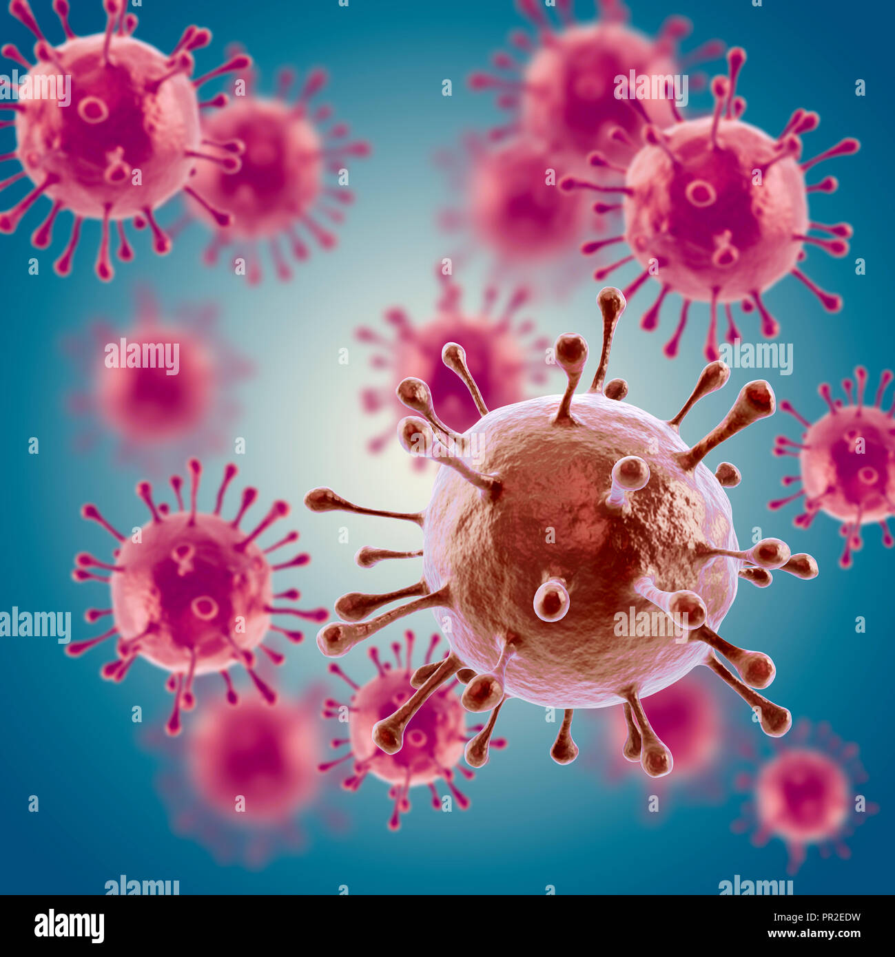 3d cell virus Stock Photo - Alamy