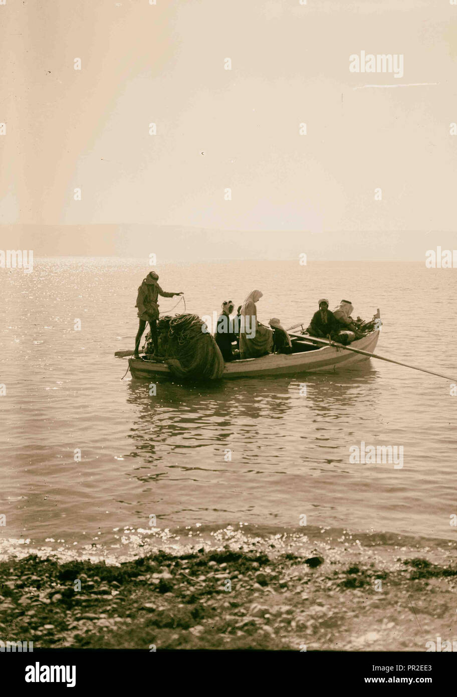 Choice set of thirteen slides, illustrating the Sea of Galilee and its ...