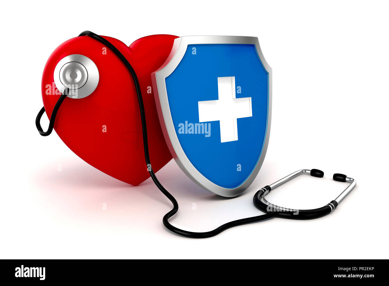 Big red 3d heart hi-res stock photography and images - Alamy