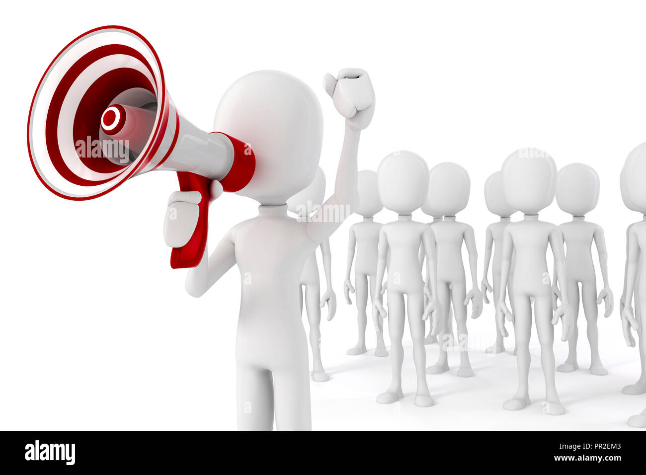 3d man businessman leader Stock Photo - Alamy