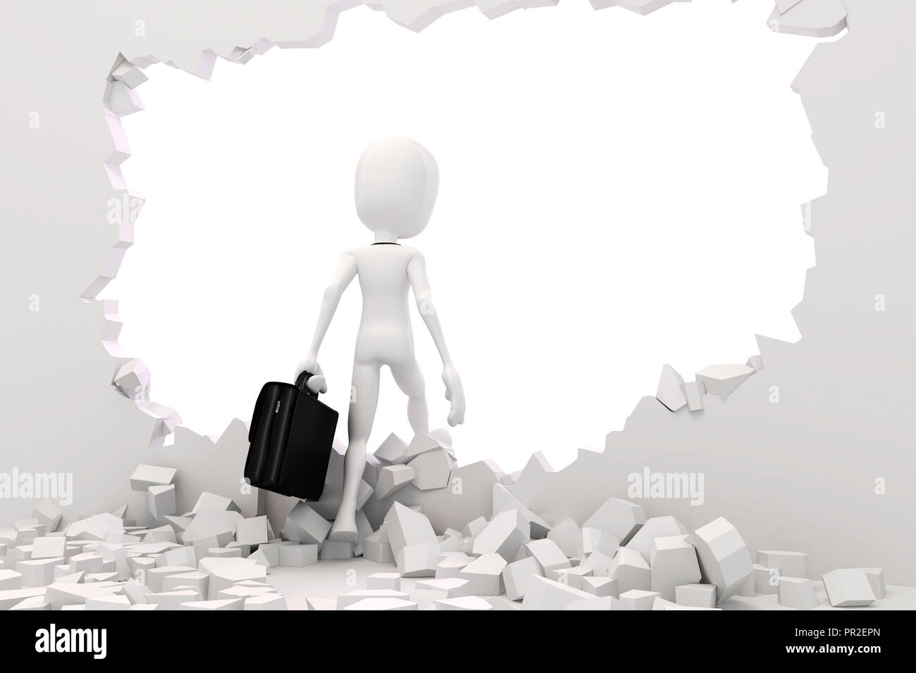 Fist punching through wall hi-res stock photography and images - Alamy