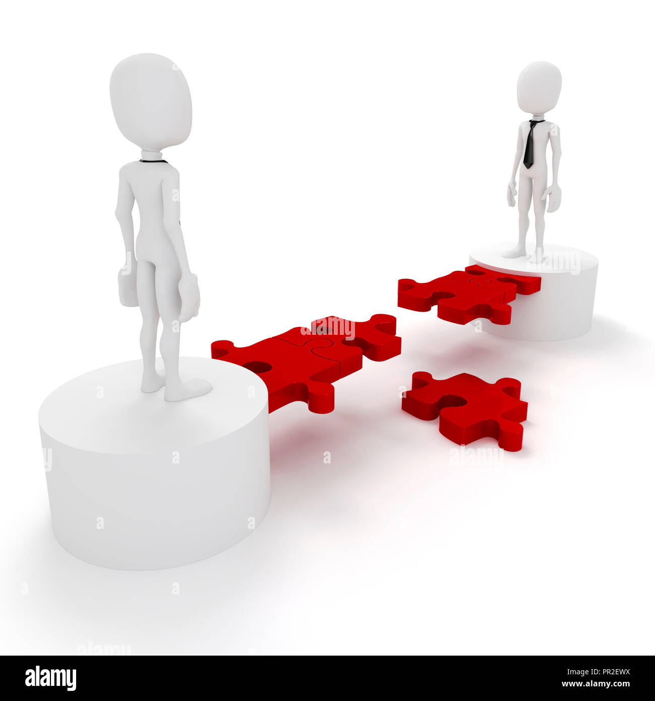 3d man puzzle Cut Out Stock Images & Pictures - Alamy