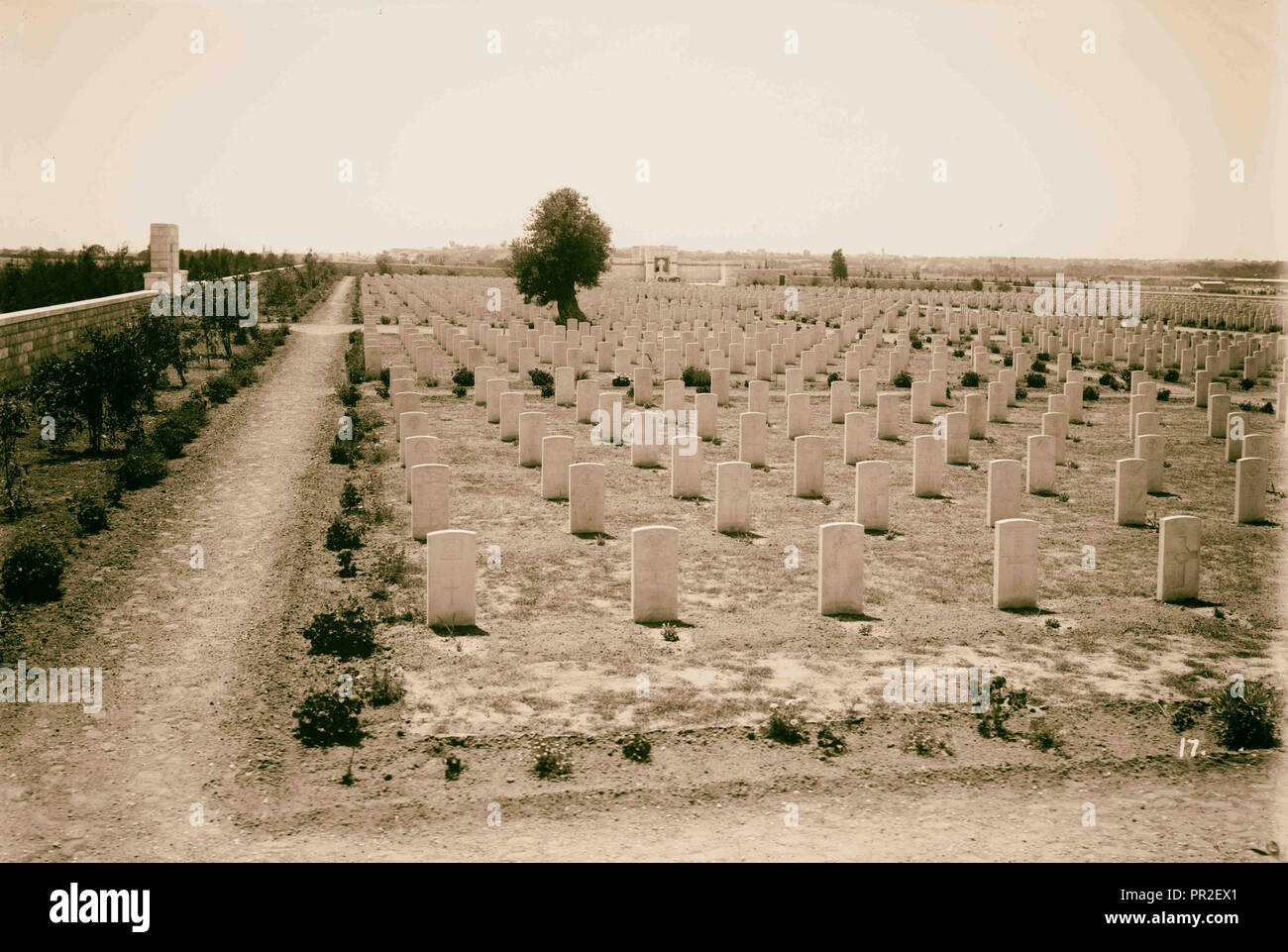 Various results of the war War cemetery at Gaza, new view. 1925, Gaza ...