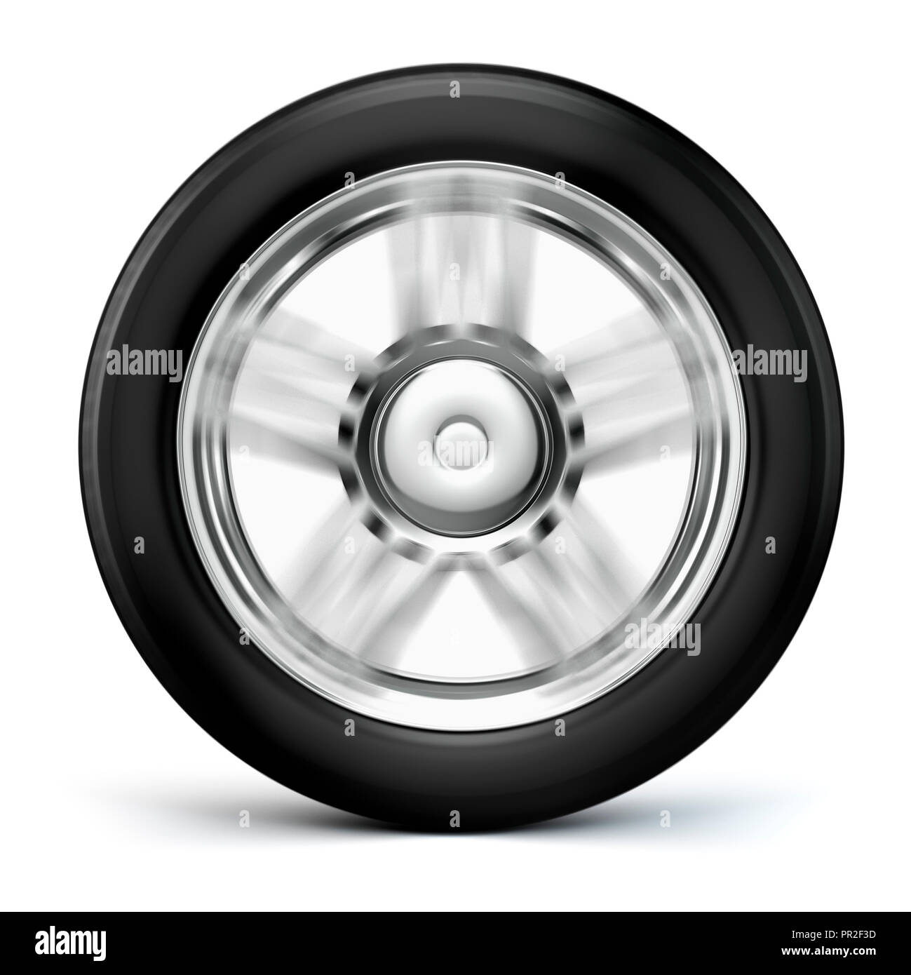 Alloy wheels black wheels Cut Out Stock Images & Pictures - Alamy
