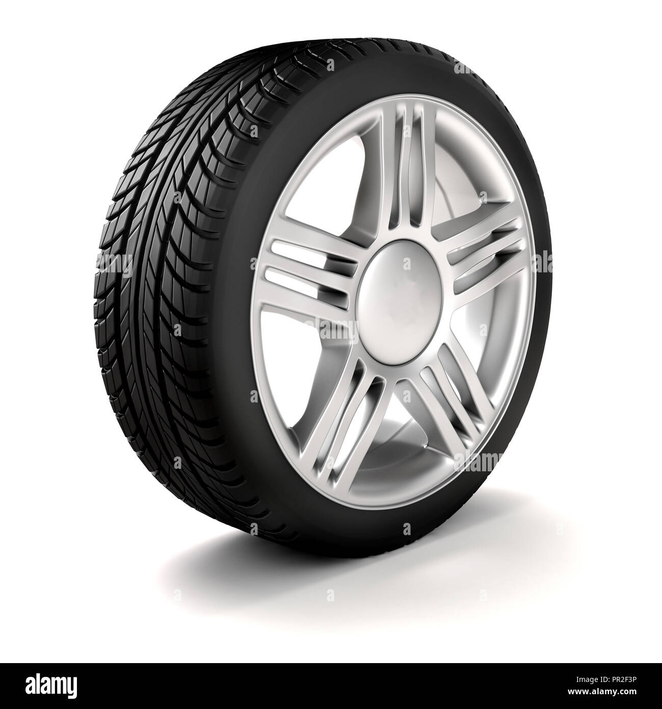 3d tire and alloy wheel Stock Photo - Alamy