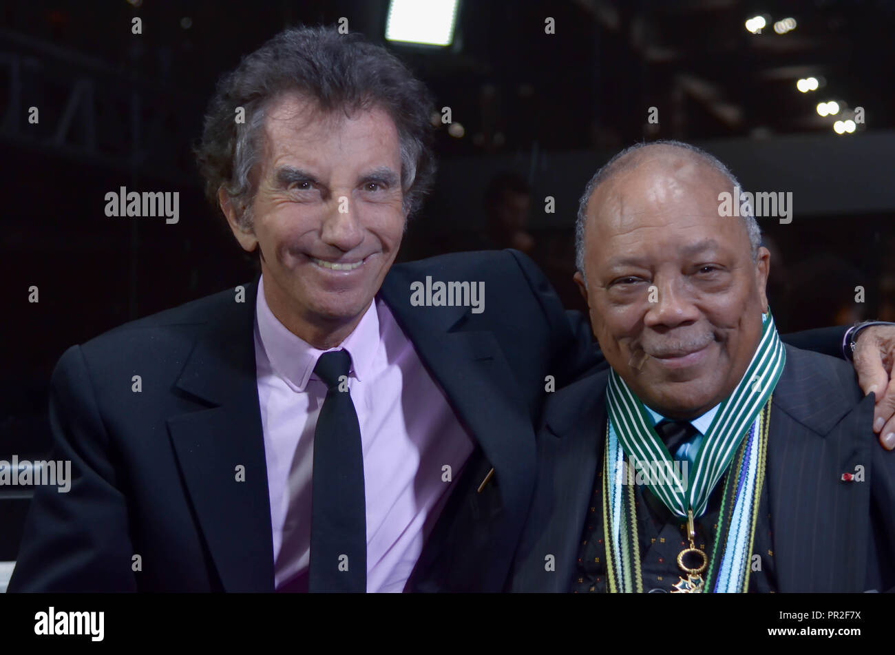Quincy Jones is Commander of the Order of Arts and Letters by Jack Lang ...