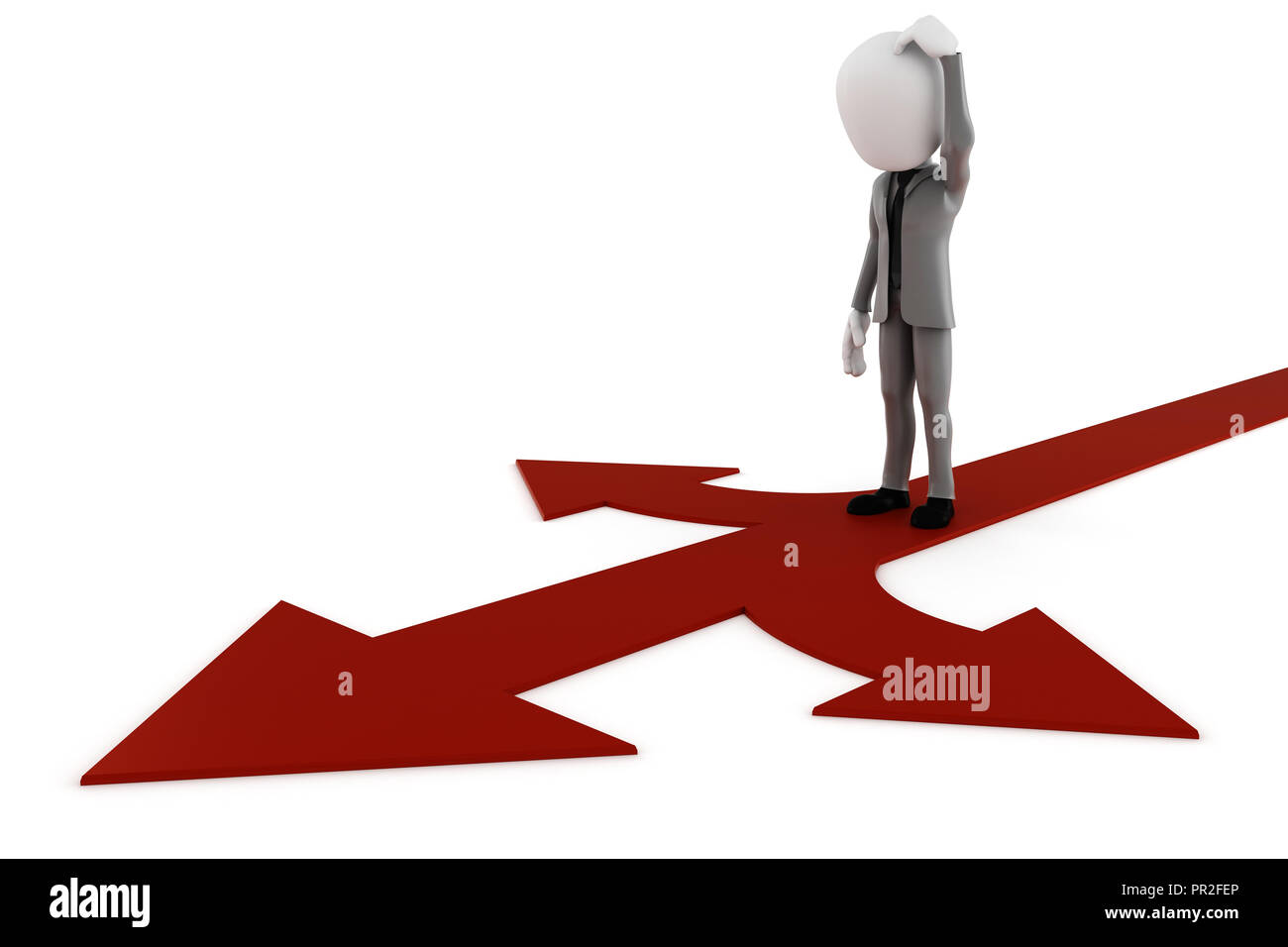 Three directions hi-res stock photography and images - Alamy