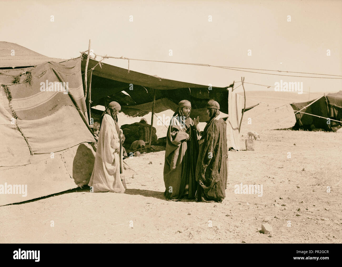 Ruth story. Bedouin tent with 'Naomi,' 'Orpa' & 'Ruth' in Moab. 1940 ...
