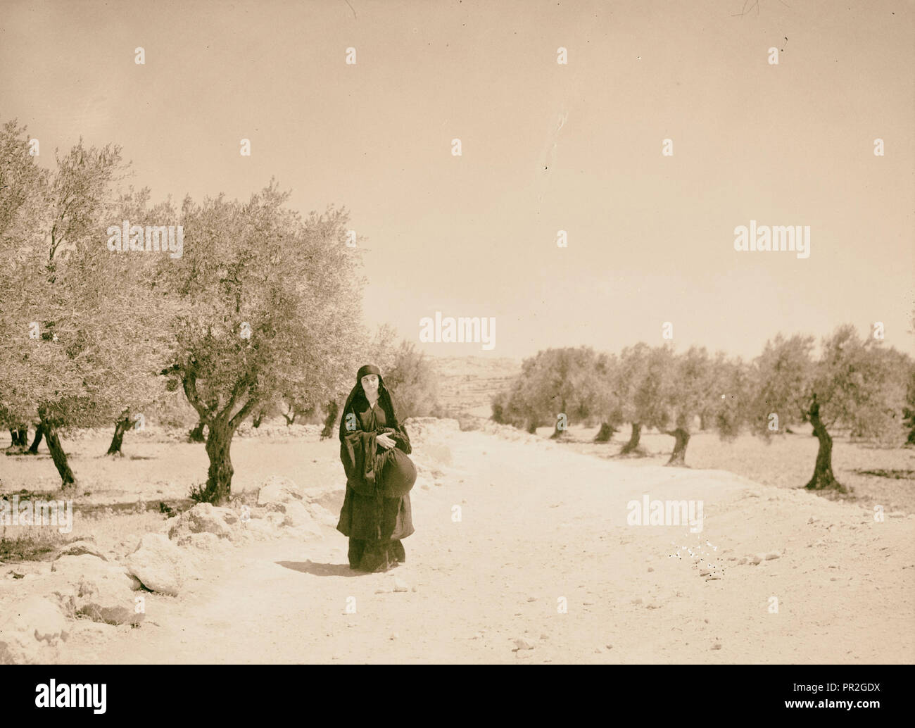 Ruth story. 'Ruth' carrying off wheat measured by 'Boaz' (Sirvart ...