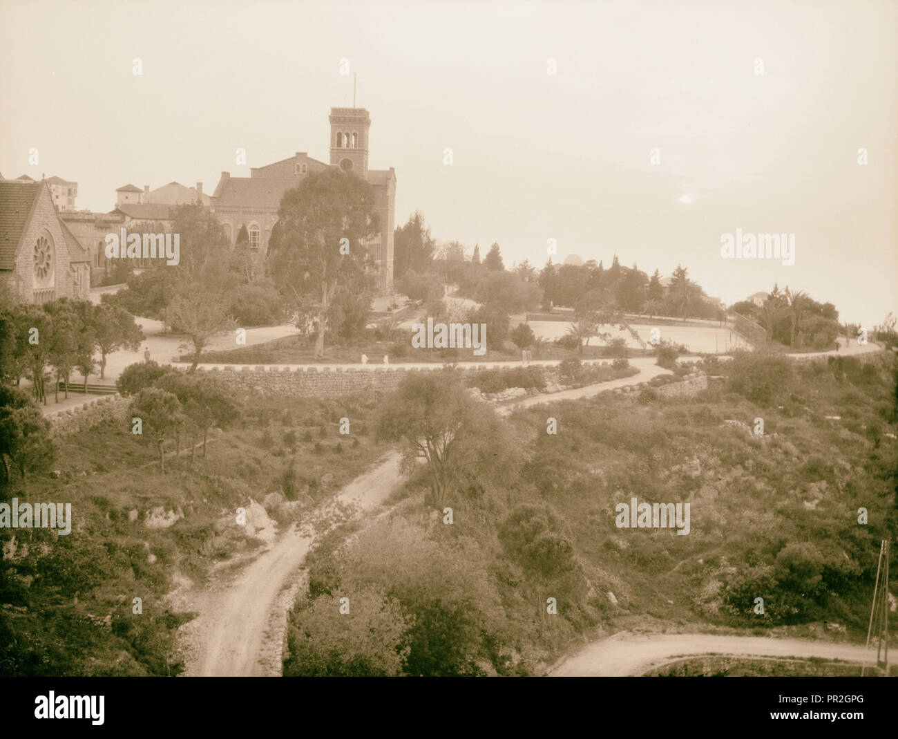 Buildings at American University, Beirut. 1925, Lebanon, Beirut Stock ... Buildings at American University, Beirut. 1925, Lebanon, Beirut Stock ...