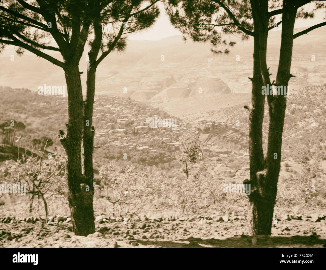 Village of Hasbaya, Habaga (above?) foot of Mt. Hermon. 1925, Lebanon ...