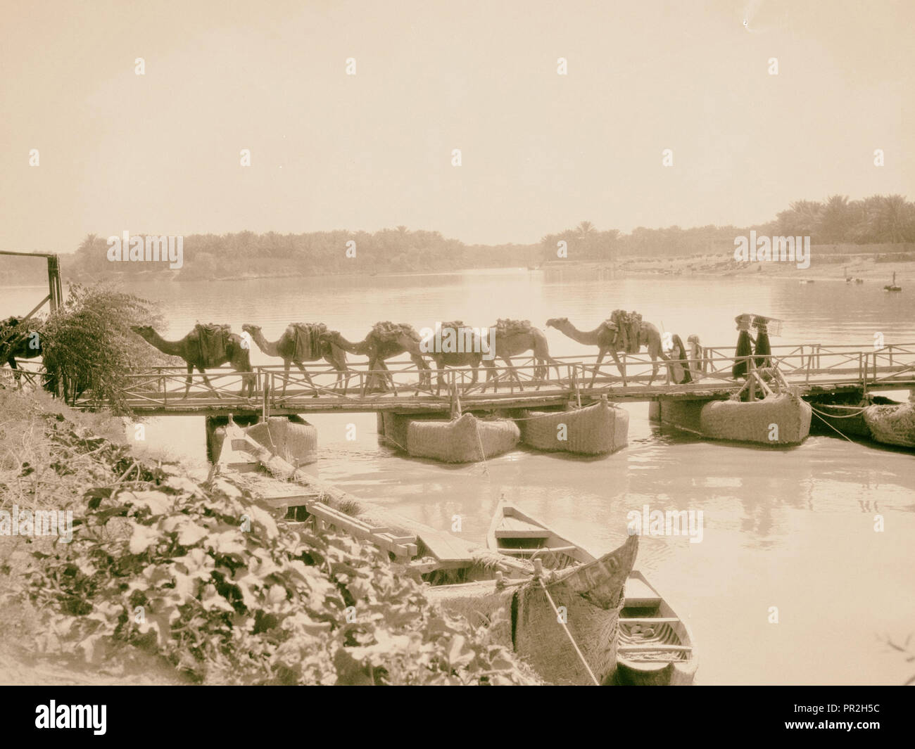 Bridge at Kufa. 1932, Iraq, Kūfah Stock Photo - Alamy
