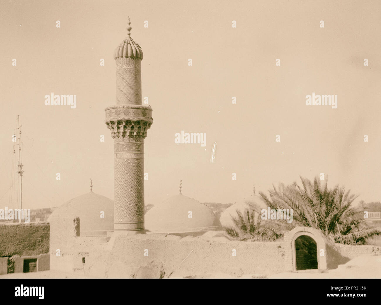 Iraq, minaret. 1932, Iraq Stock Photo - Alamy
