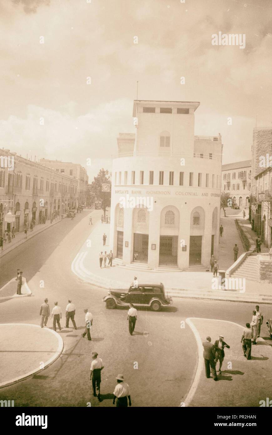 Jerusalem, new city 1920, Israel Stock Photo - Alamy