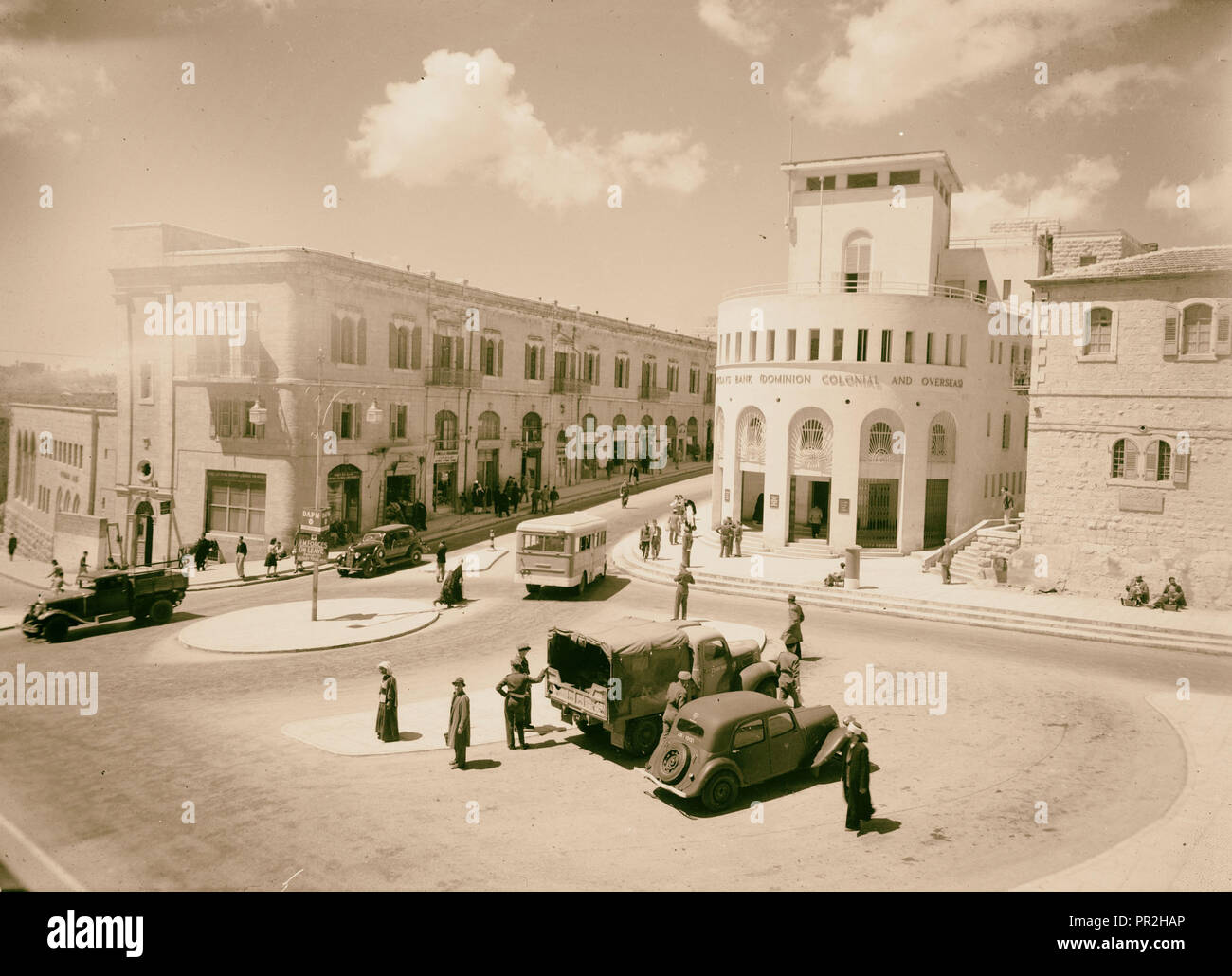 Jerusalem, new city 1920, Israel Stock Photo - Alamy