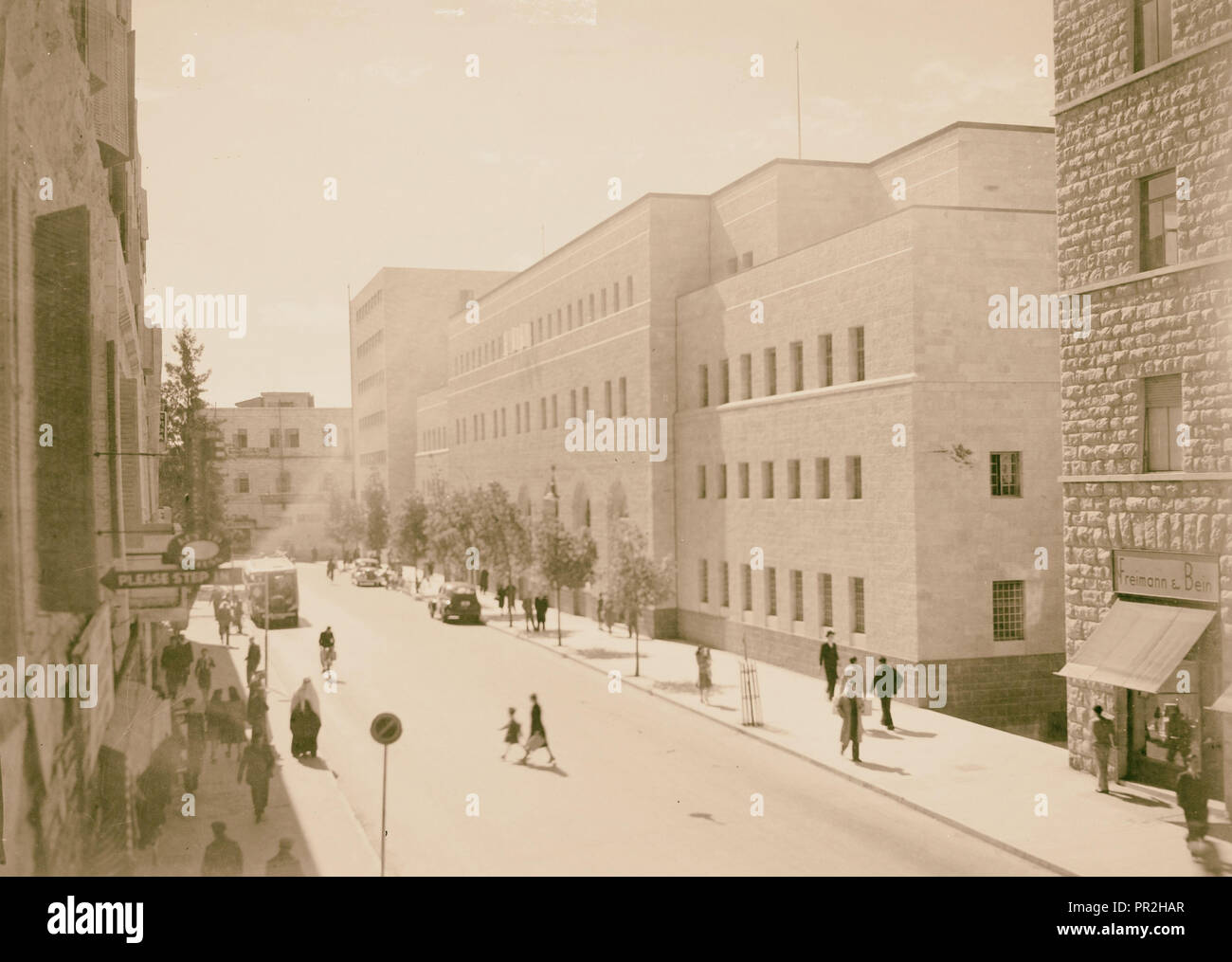 Jerusalem, new city 1920, Israel Stock Photo - Alamy