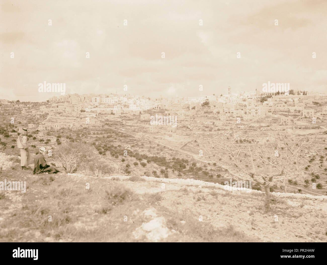 Jerusalem, new city 1920, Israel Stock Photo - Alamy