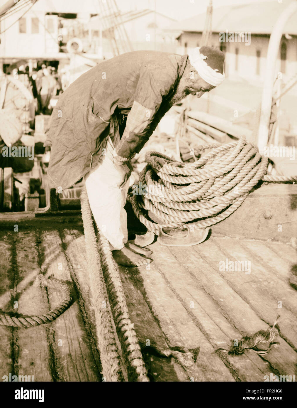 Sinai, man praying. 1925, Egypt, Sinai Stock Photo - Alamy