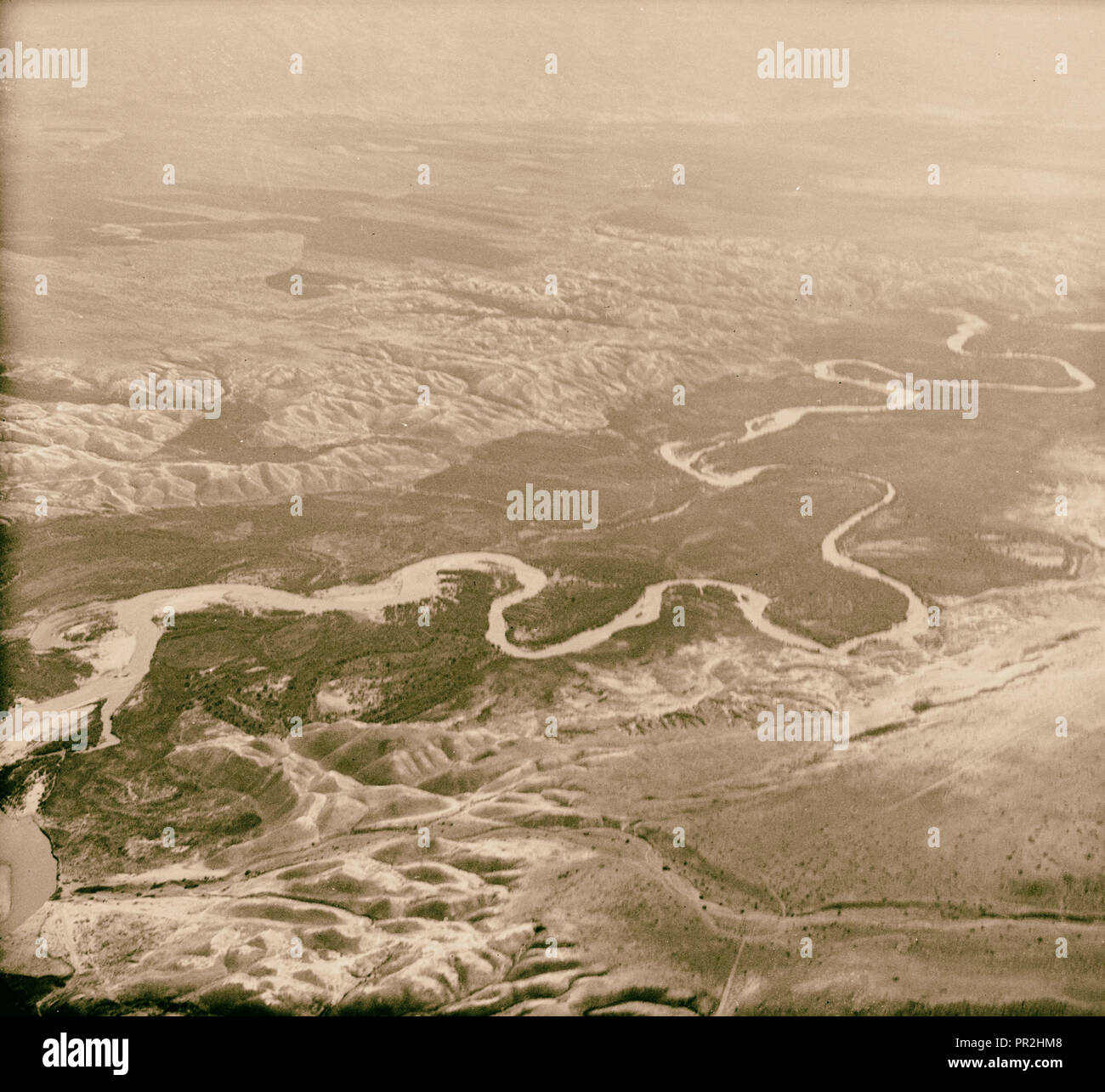 Aerial photos, Sea of Galilee & Jerus. [i.e., Jerusalem], Jordan R. [i ...