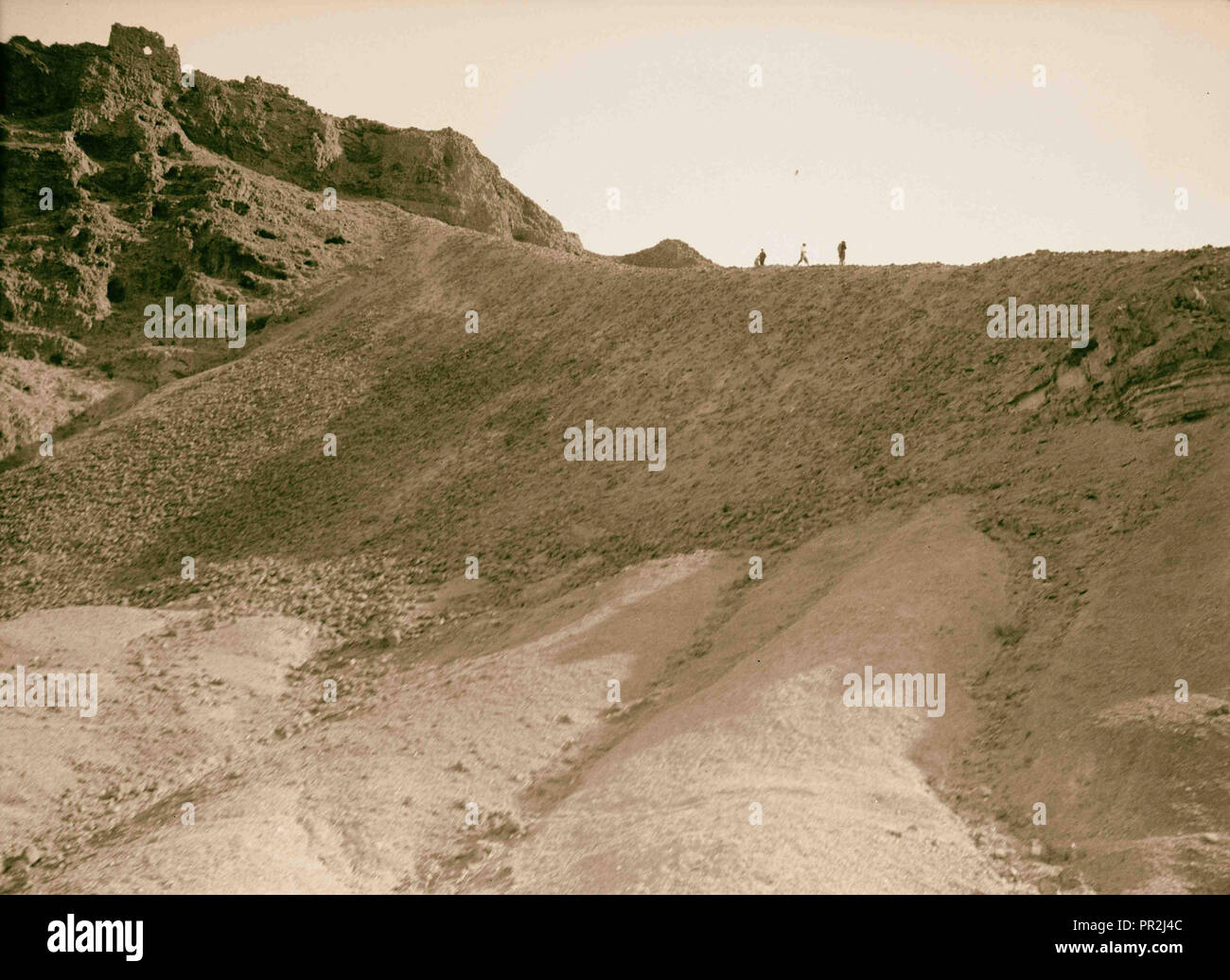 Motor boat trip around the Dead Sea. The Roman ramp, Masada. Causeway ...