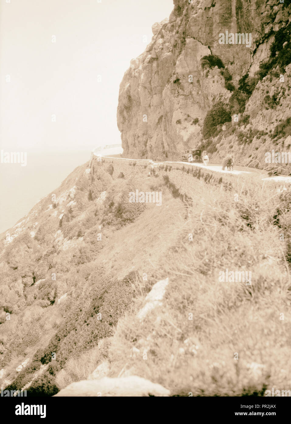 Along the coast to Tripoli. Ras Esh Shekka. Vertical cliffs of the ...