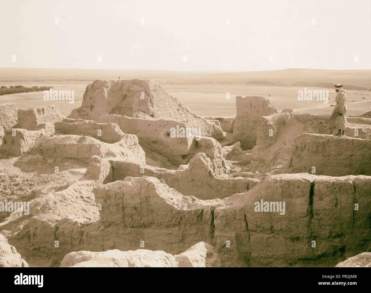 Excavations. Wady Ghazzeh (south of Gaza). Wady Ghazzeh mounds ...