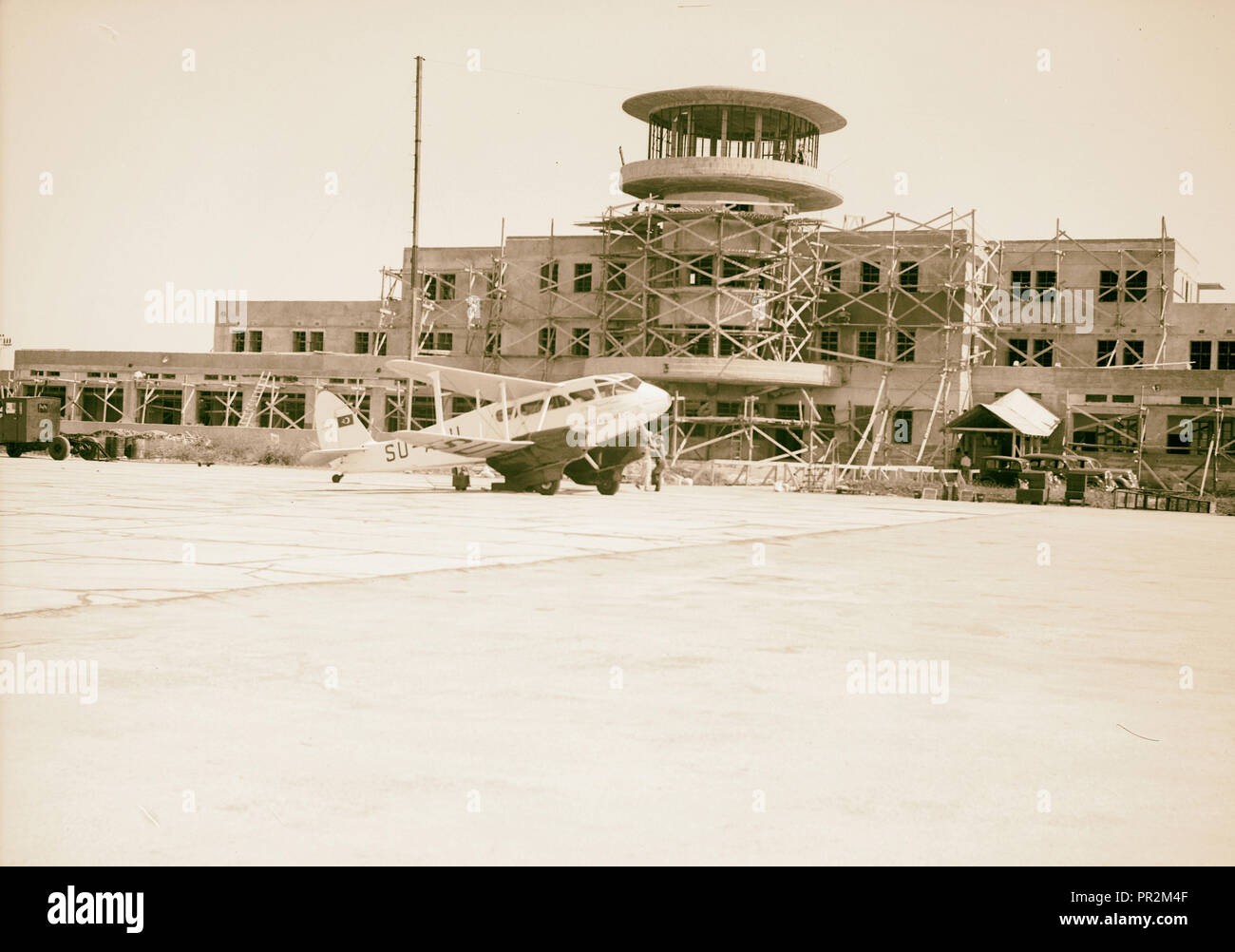 Lydda Air Terminus, building, etc. 1934, Israel, Lod Stock Photo - Alamy