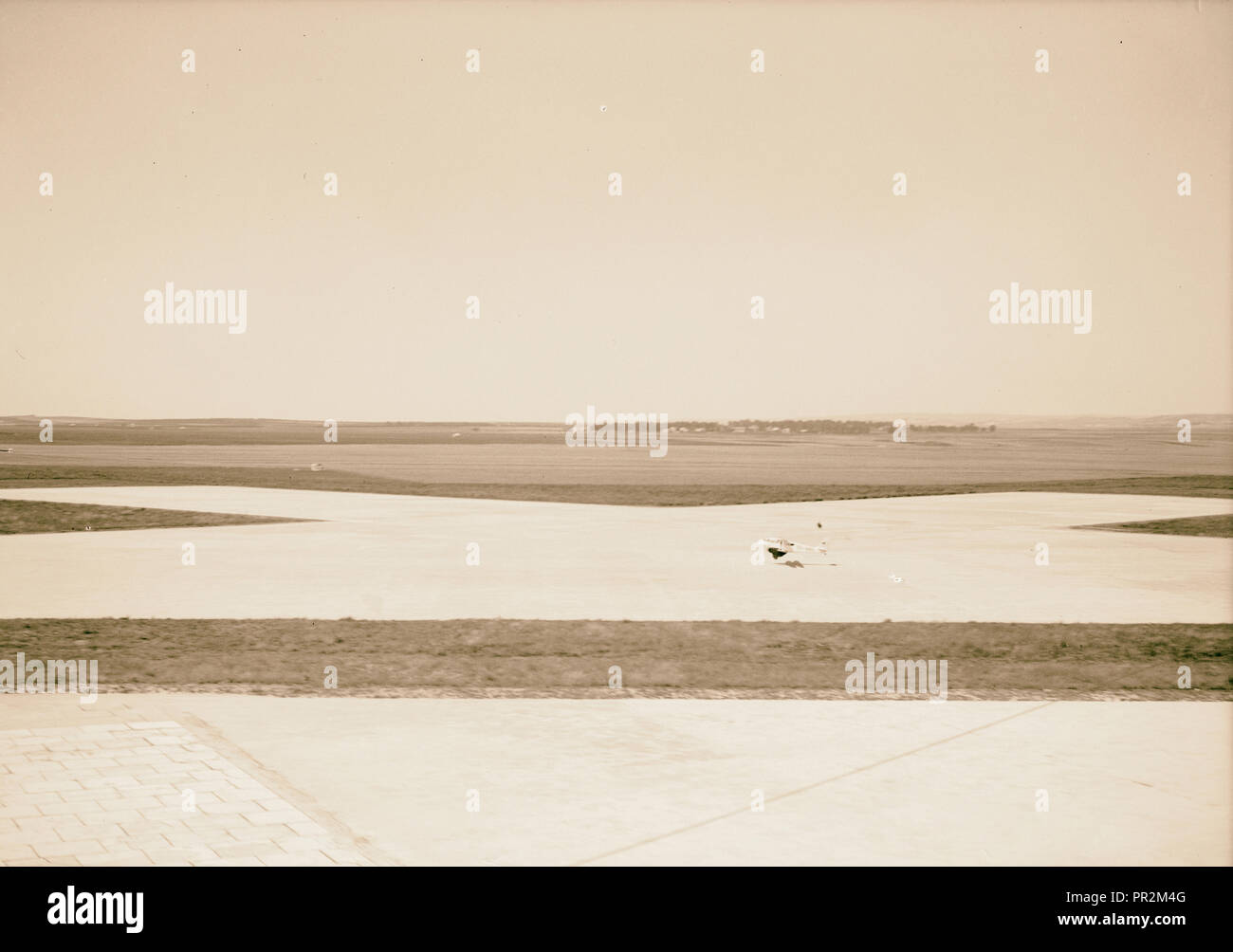Lydda Air Terminus, building, etc. 1934, Israel, Lod Stock Photo - Alamy