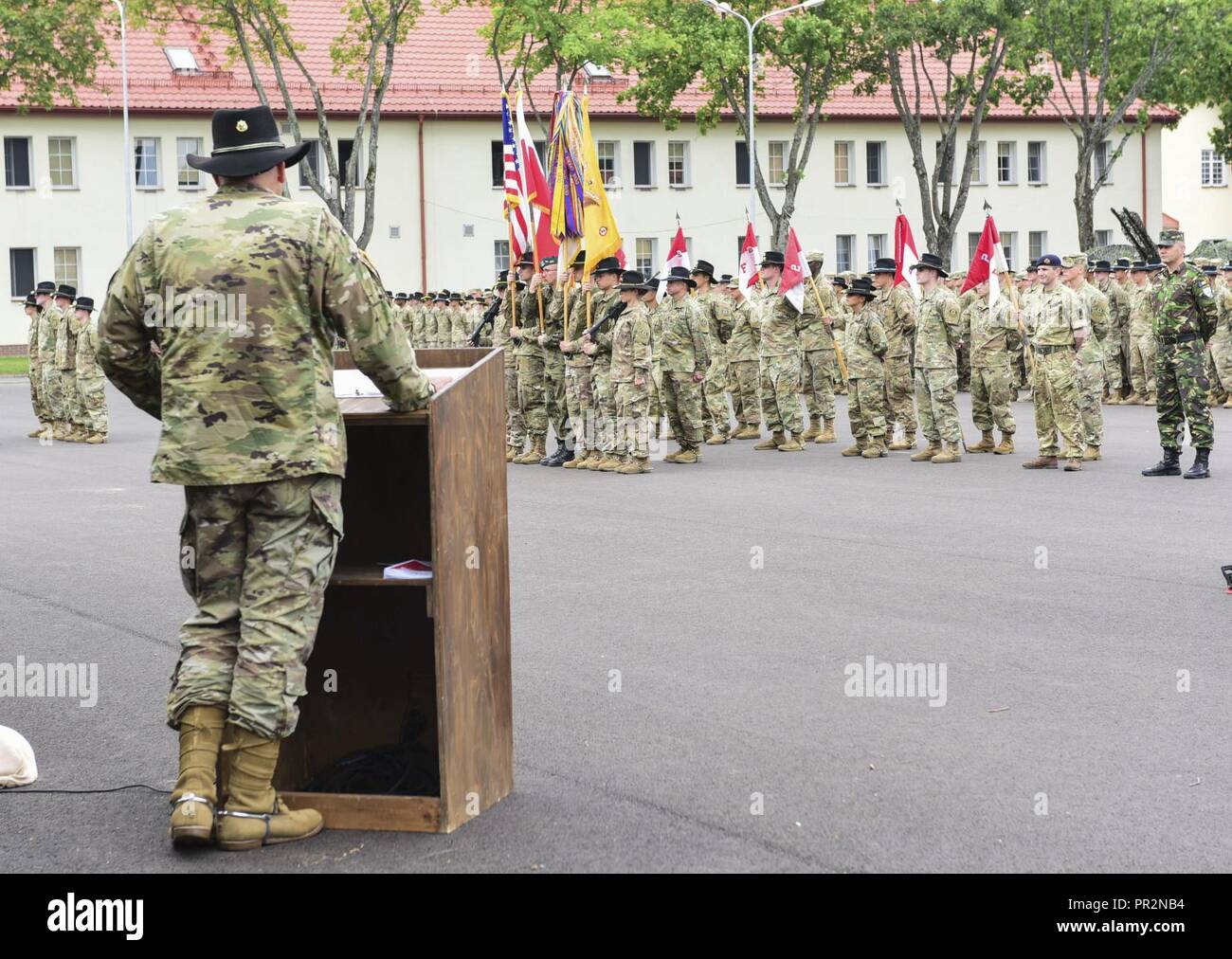 Lt. Col. Steven Gventer, former commander of Battle Group Poland and ...