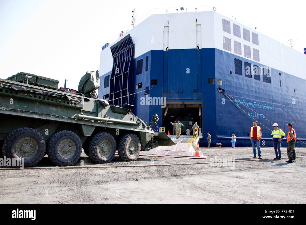 Soldier stryker engineer squad vehicle hi-res stock photography and ...
