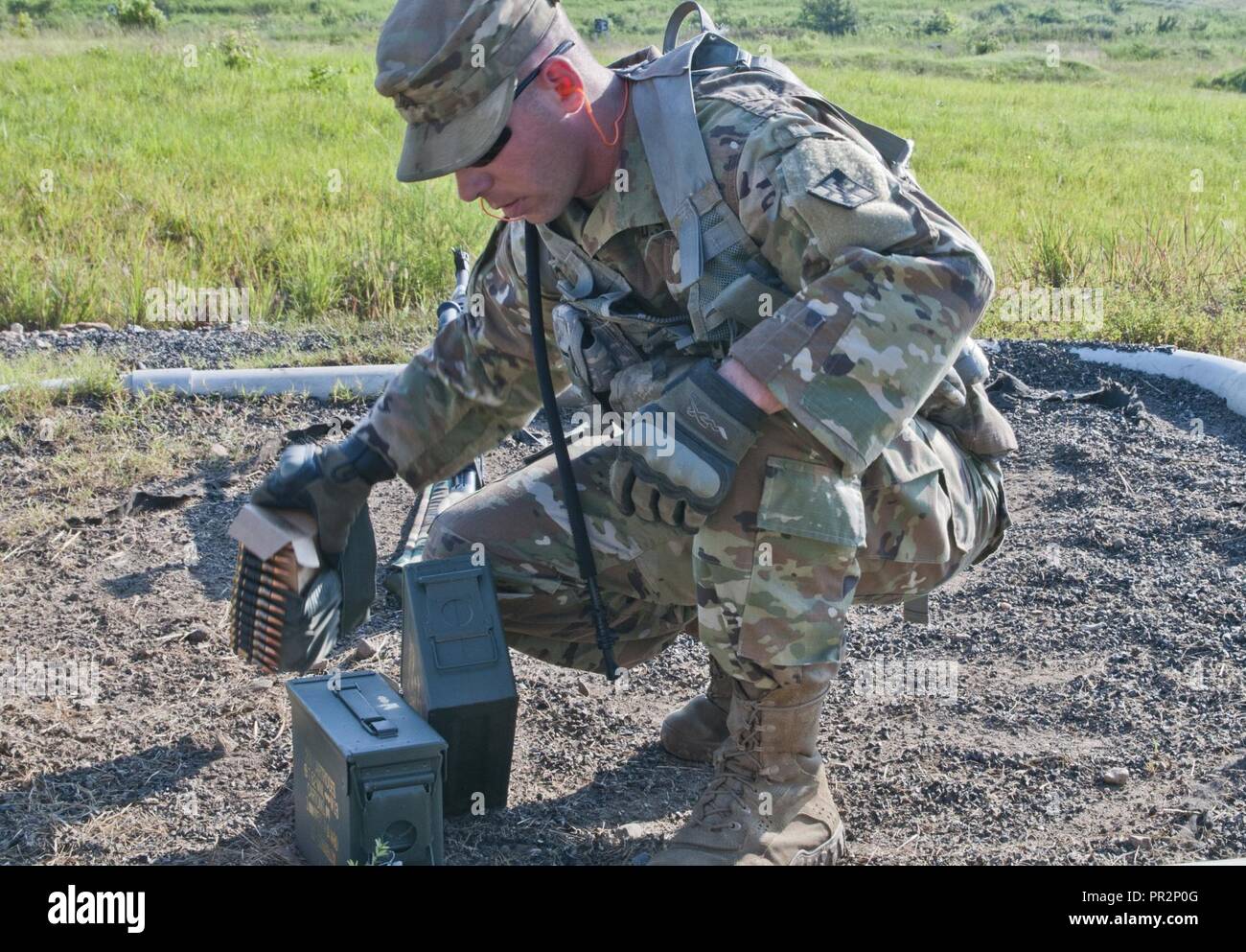 M240 machine gun national training center hi-res stock photography and ...