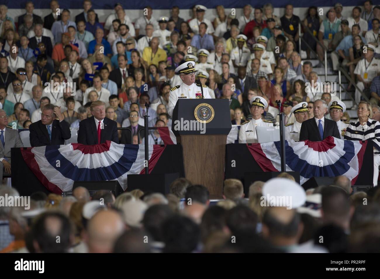 (July 22, 2017) Capt. Richard McCormack, commanding officer of the ...