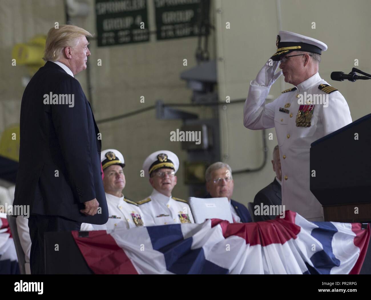 (July 22, 2017) Capt. Richard McCormack, commanding officer of the ...