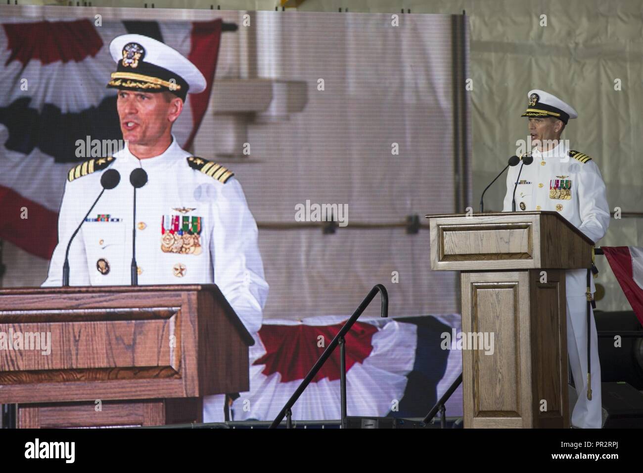 (July 22, 2017) Capt. Brent Gaut, executive officer of the aircraft ...